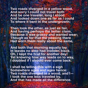 The Road Not Taken: A Vibrant Journey Through Choices - Robert Frost's ...