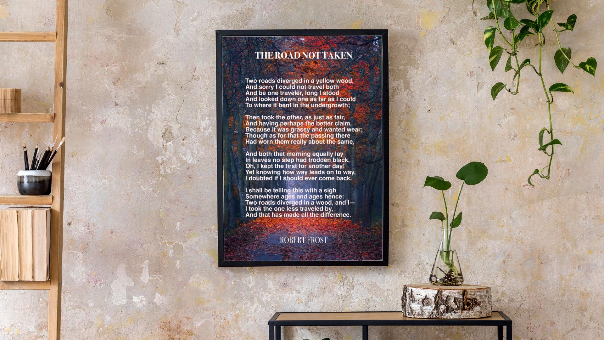 The Road Not Taken: A Vibrant Journey Through Choices - Robert Frost's ...