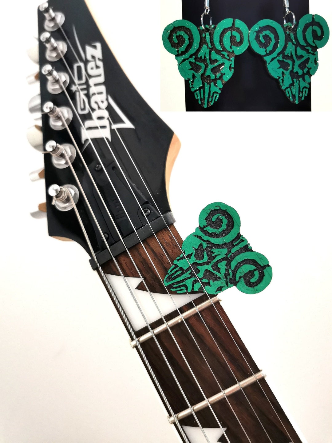 Pick of Destiny - Tenacious D - Replica Pick/earrings/keyring/necklace ...