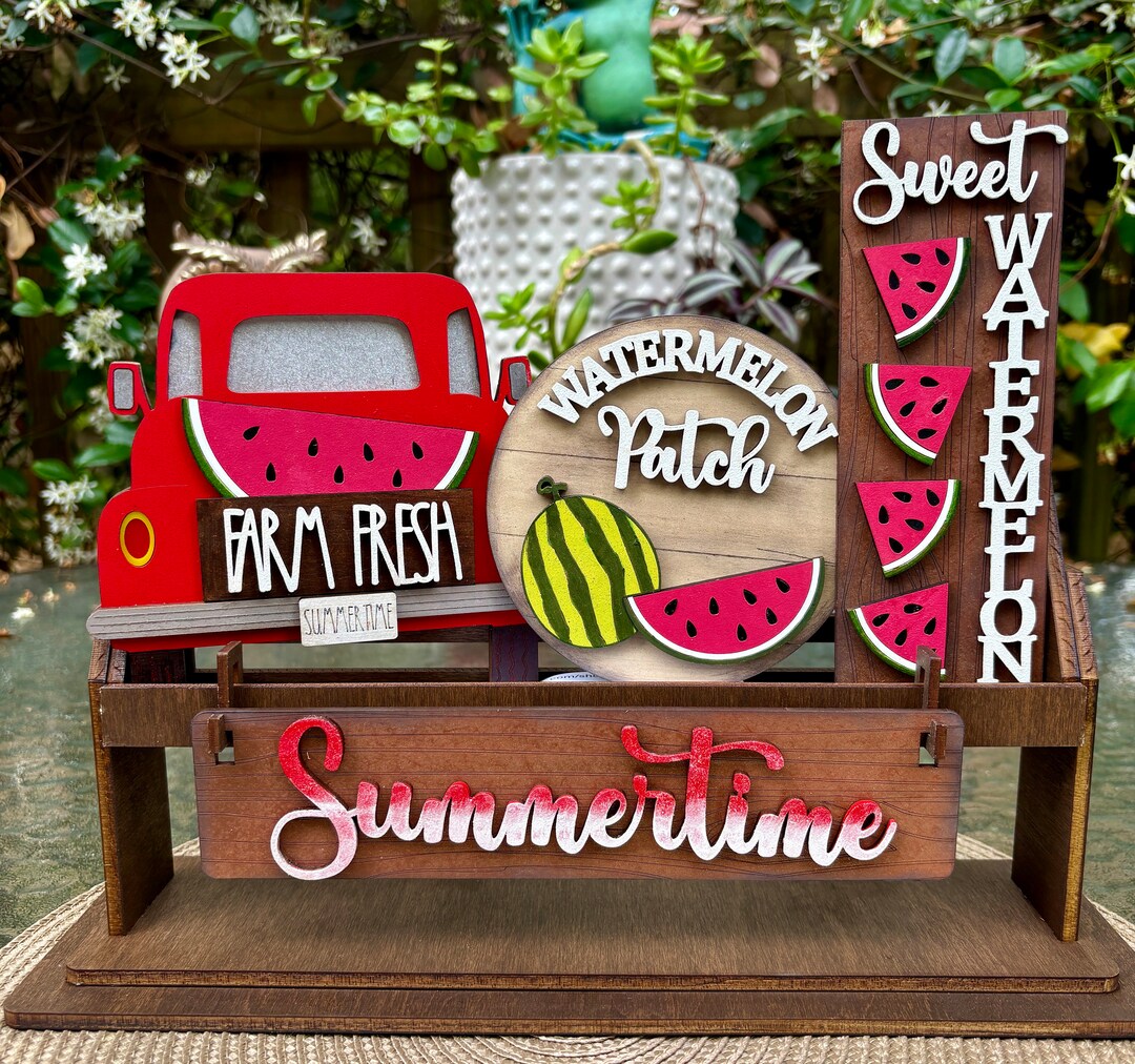 Summertime Watermelon, Watermelon Gift, Add on for Interchangeable ...
