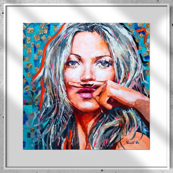 Kate Moss Print - Etsy UK