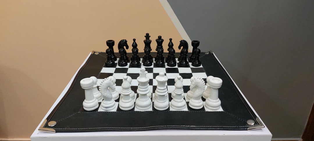 Personalized Roll up Chess, Travel Chess Set, Rolling Chess Made of ...