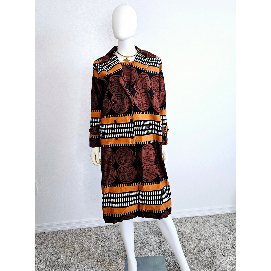 African Ankara Kitenge Two Piece Dress Suit Set - Made in Kenya - Etsy ...