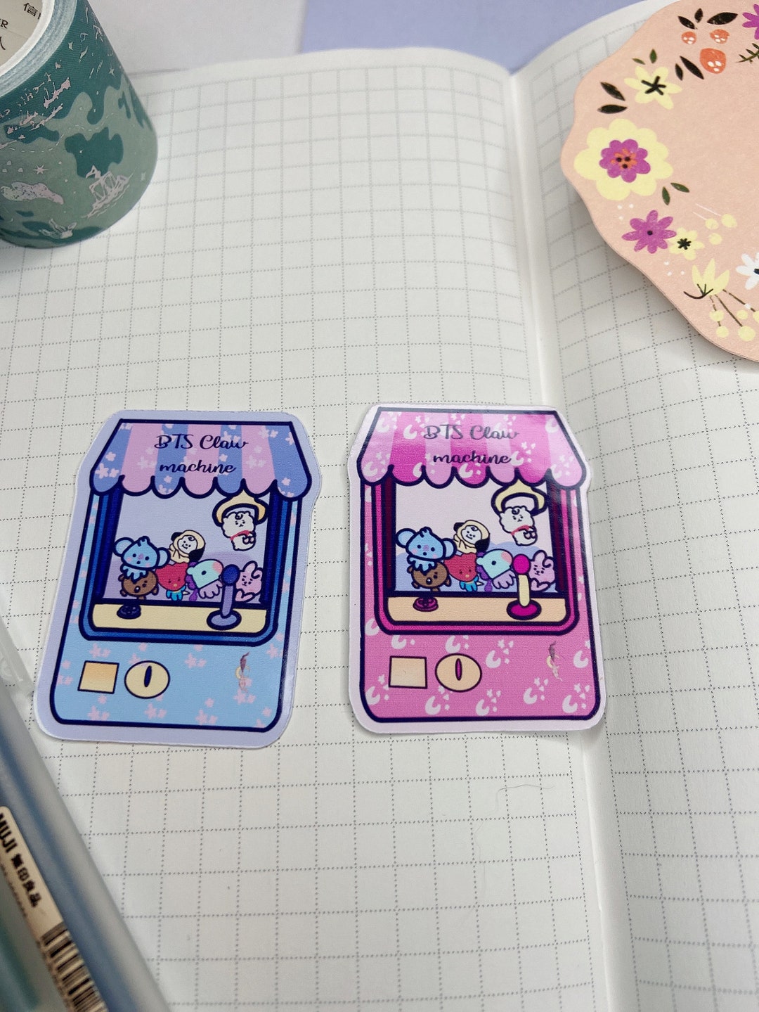 Claw Machine Sticker - Etsy