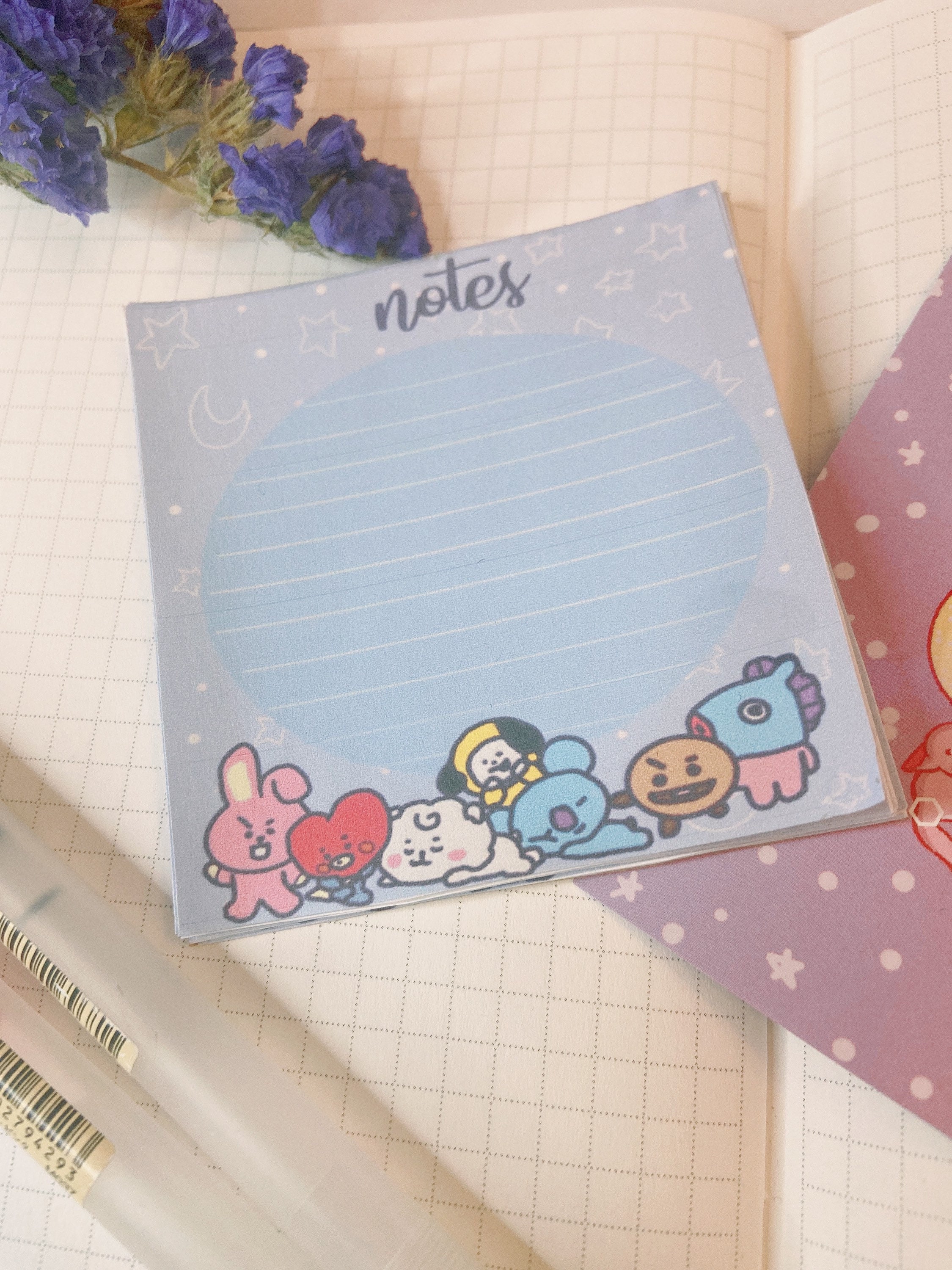 Cute Purple Notepads | Etsy