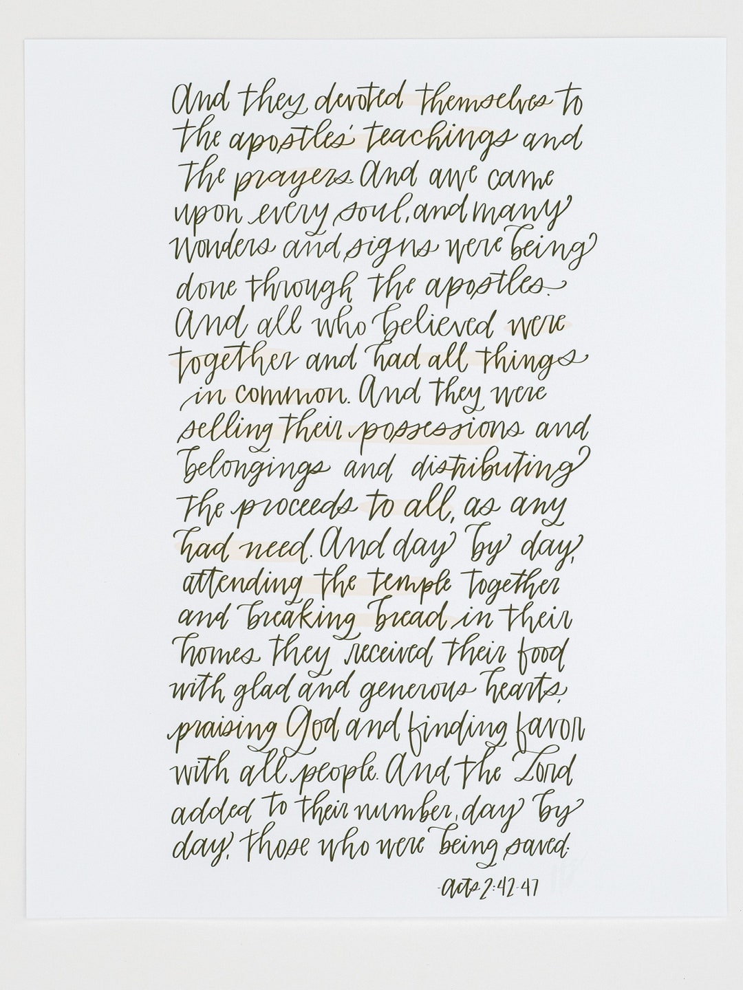 Acts 2 - Art Print - Etsy