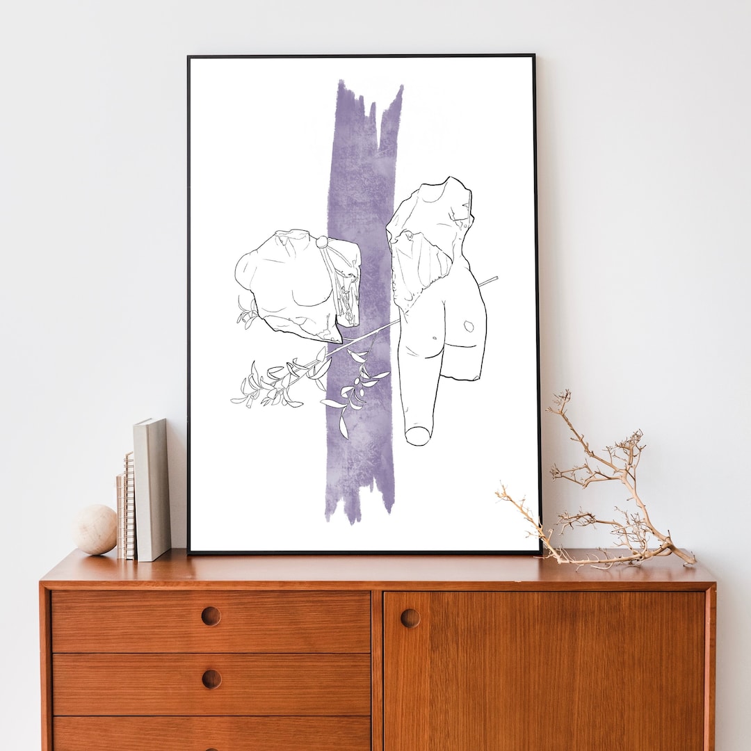 Minimalist Statue Art, Statue Fragments, Minimalistic Line Art, Greek ...
