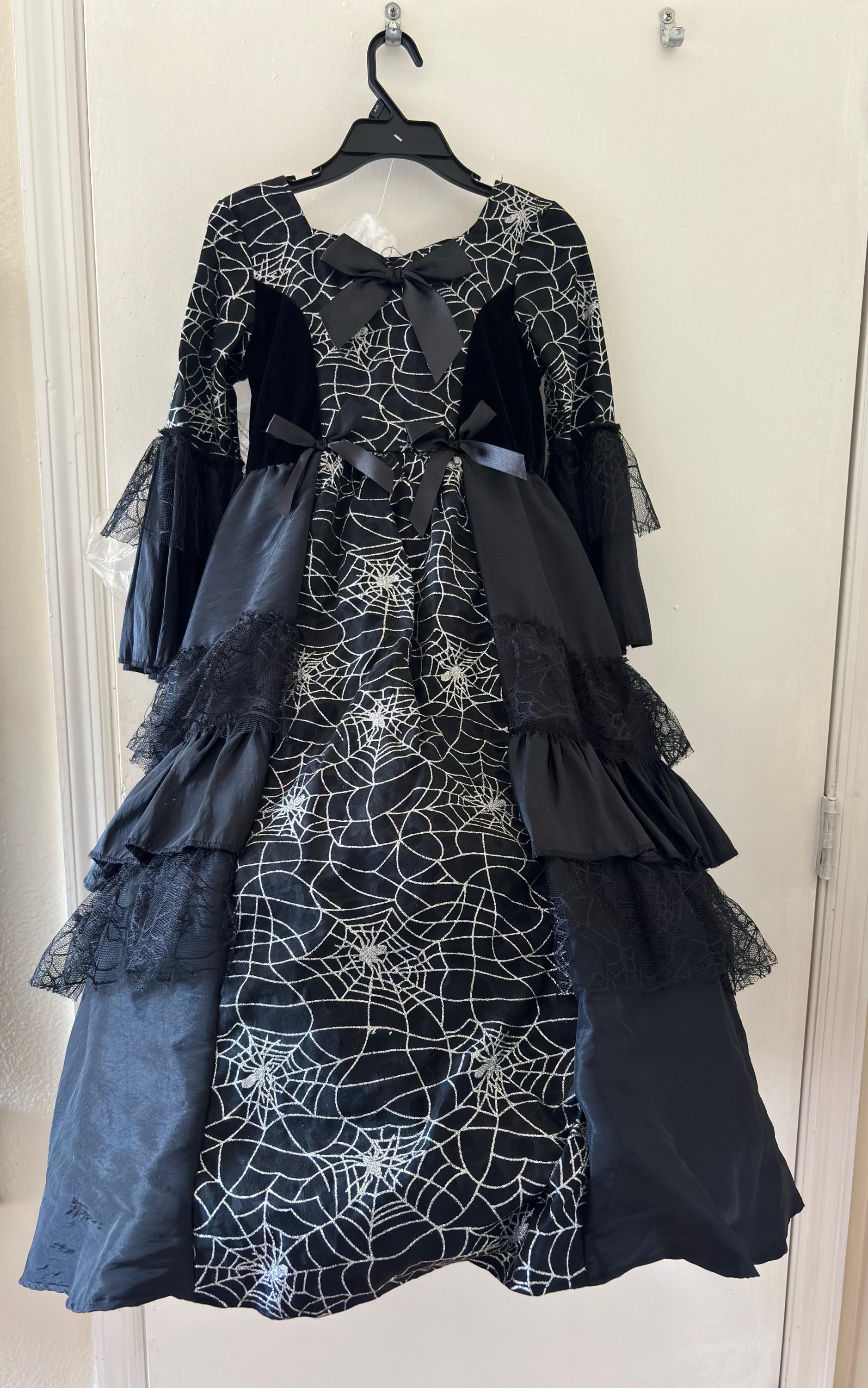 Halloween Spider Costume, Spider-girl Dress, Spiderweb Costume, High ...