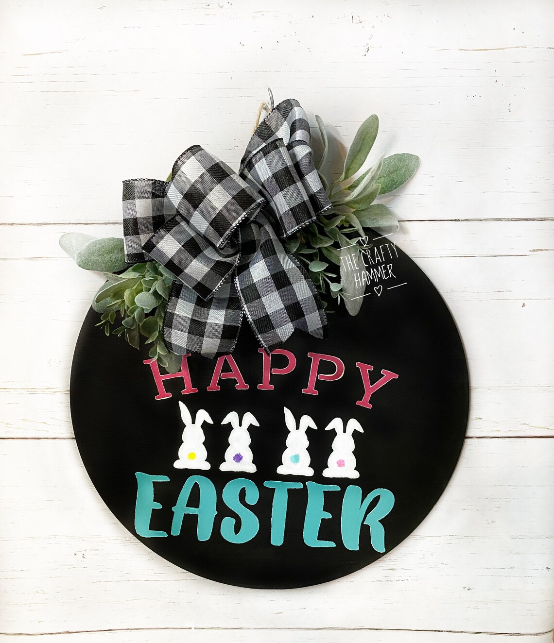 Custom Double Sided Wood Round Double Sided Wood Hanger - Etsy