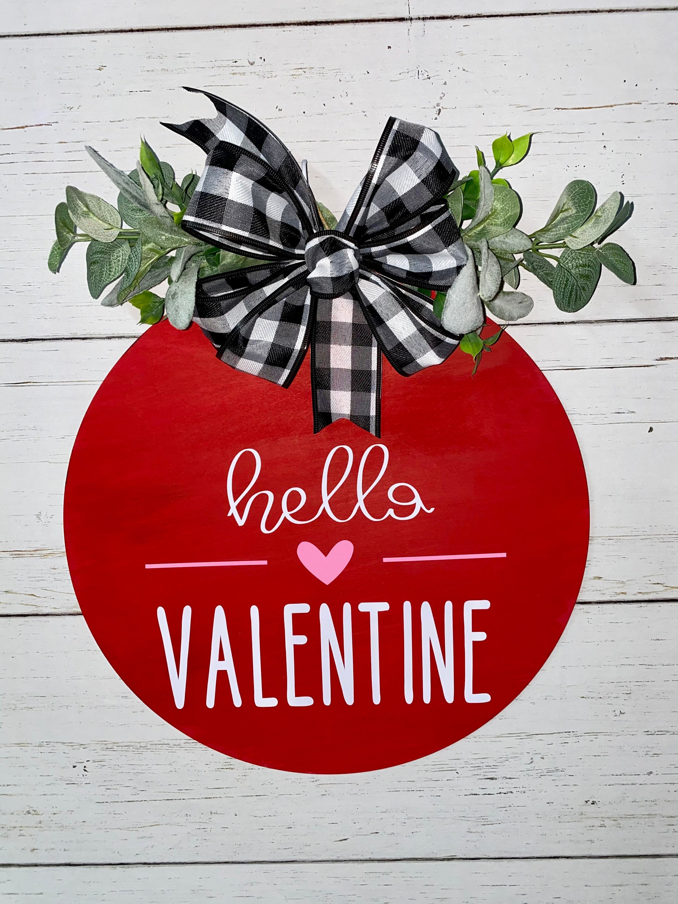 Custom Double Sided Wood Round | Double Sided Wood Hanger | Multi ...