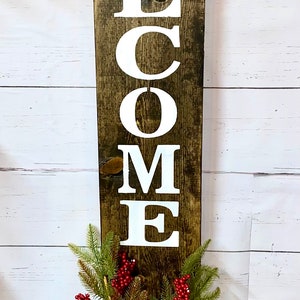 Large Welcome Sign With Planter | Welcome Wood Planter Box ...