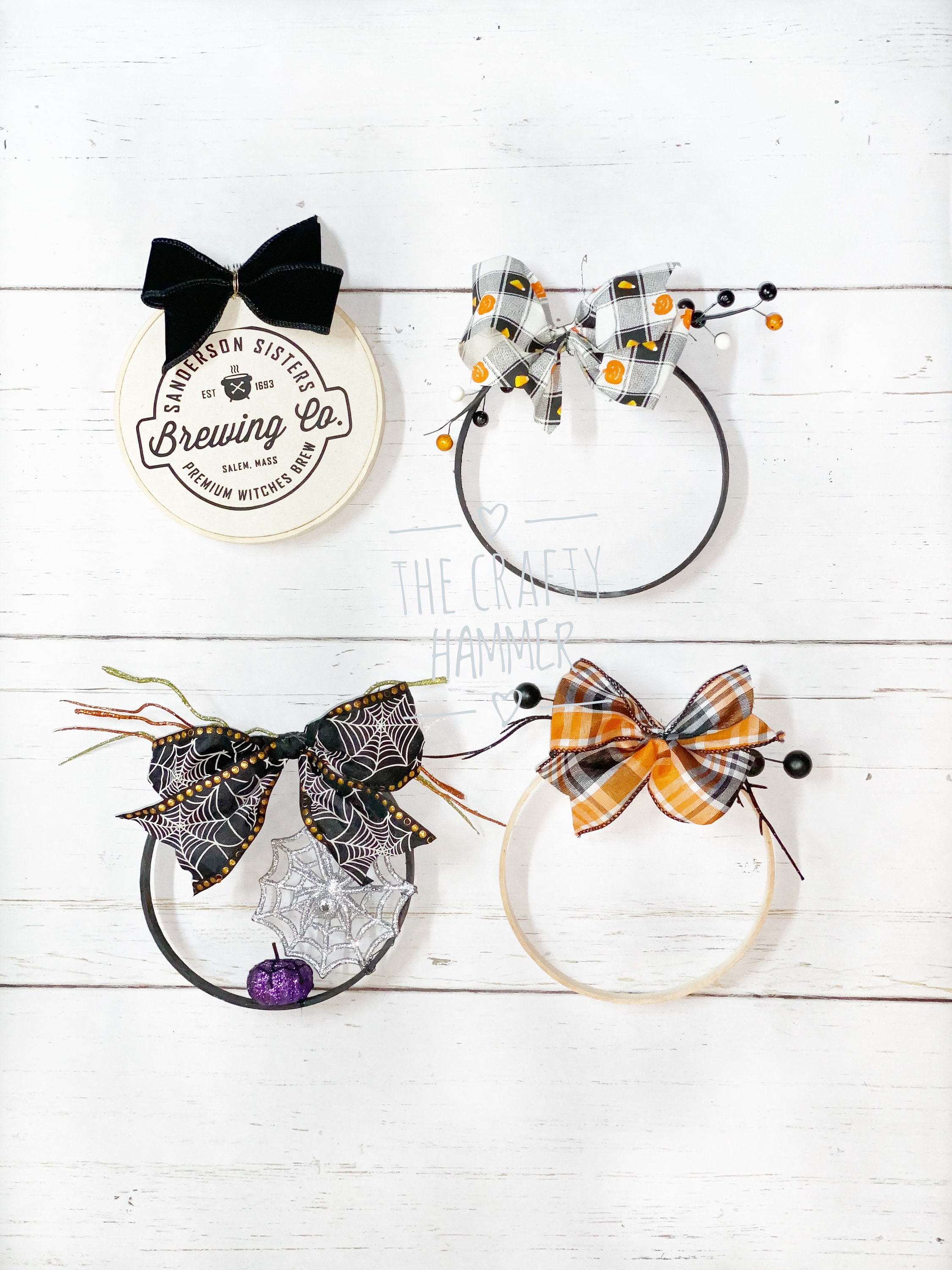 Mini Wreaths | 6” Mini Wreath | Embroidery Hoop Wreath | Seasonal ...