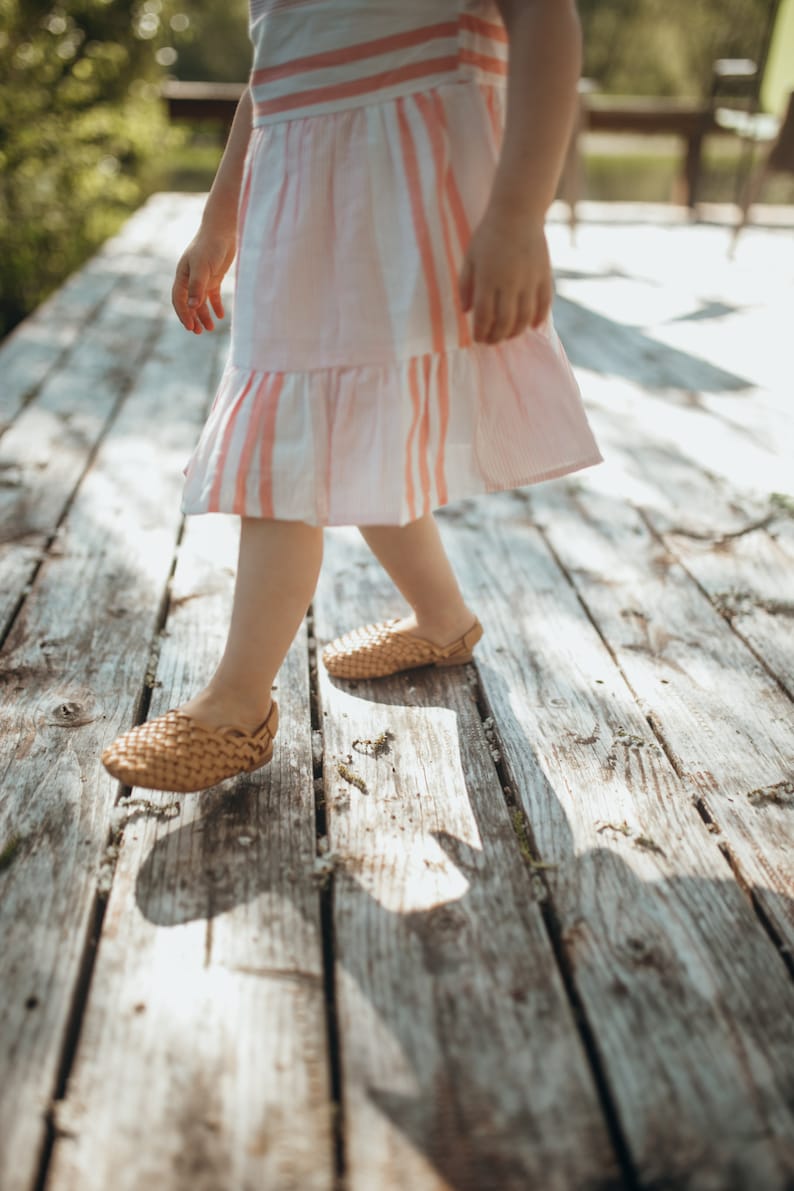 Woven Mules Sandals Kids Hand Woven Loafer Boho Baby Shoes - Etsy