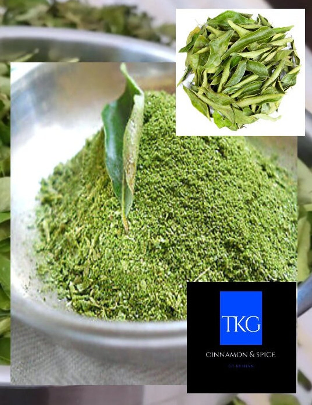 Dried Curry Leaves Powder 100% Organic Natural Leaves Powder From Sri ...