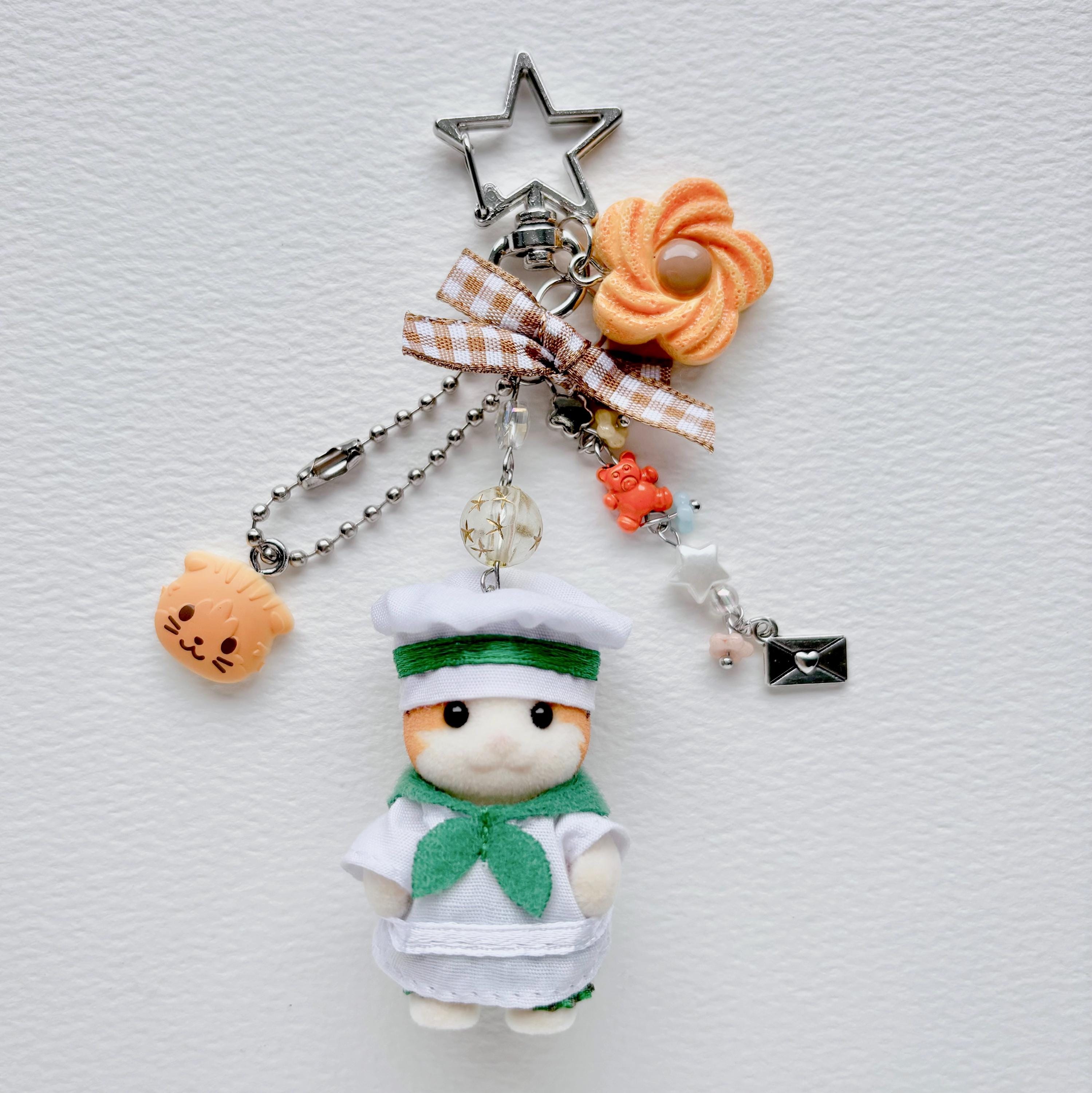 Sylvanian Calico Critter Keychain - Etsy