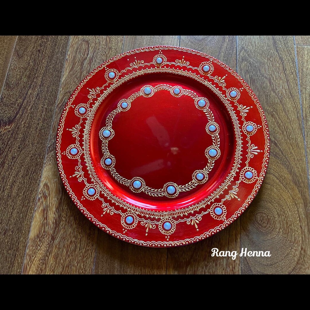 Holiday Charger Plate - Etsy