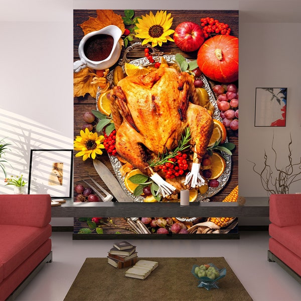 Chicken Wallpaper Mural - Etsy