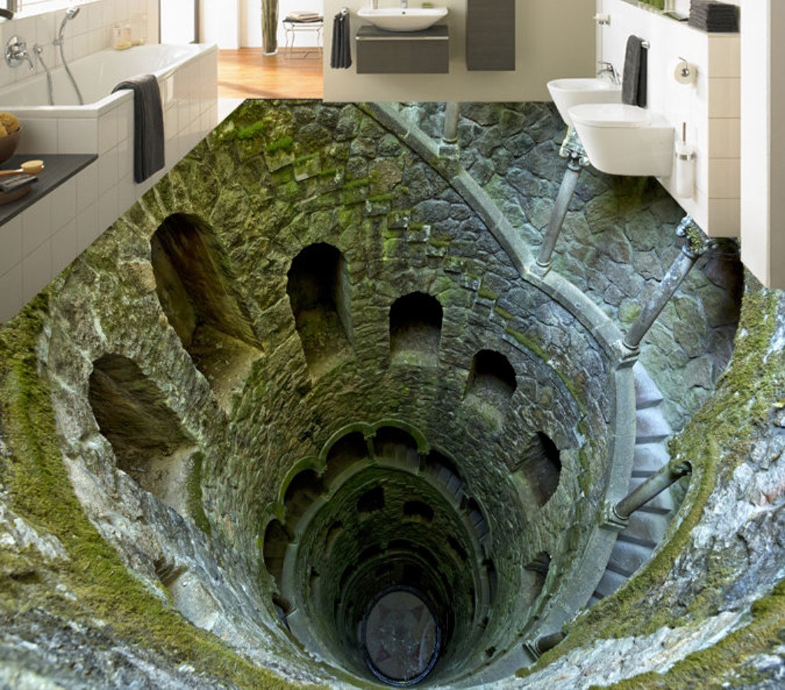 3D Deep Hole JJ4670FF Floor Wallpaper Murals Self-adhesive Removable ...