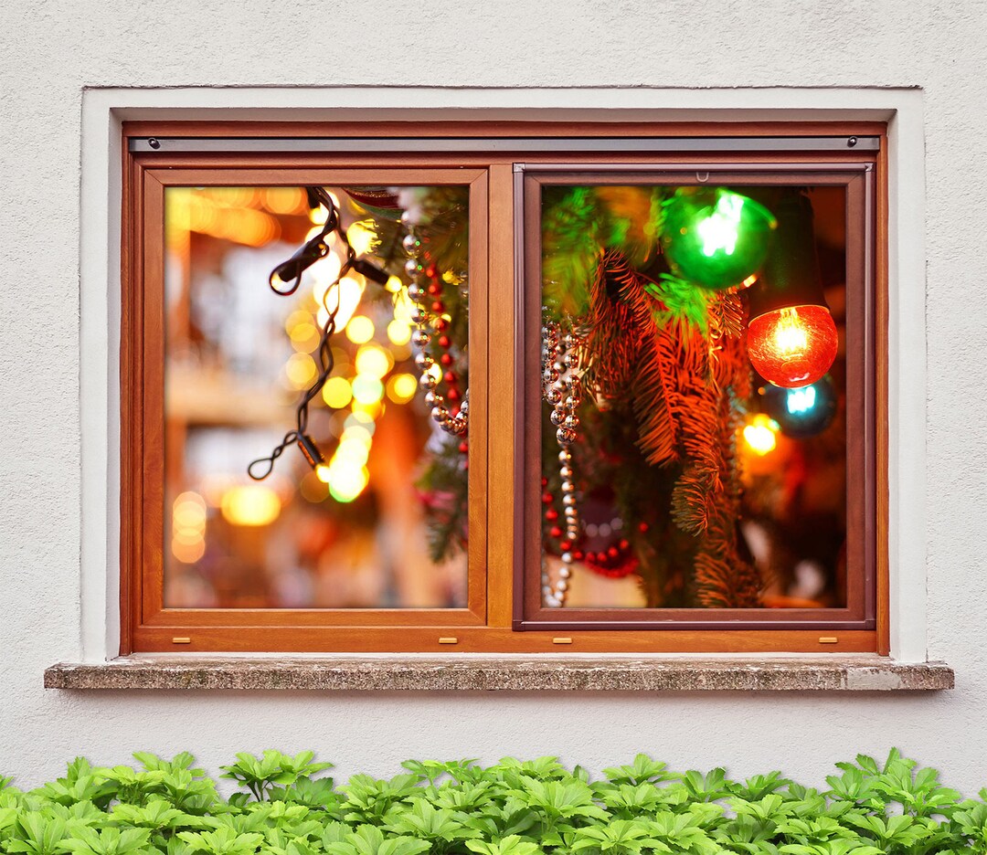 3D Green and Red Lights W1123 Window Film Print Sticker Cling - Etsy