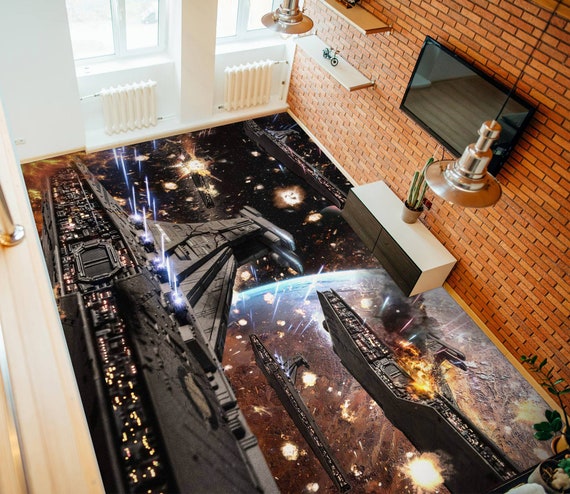 3D Star Wars JJ4197FF Floor Wallpaper Murals Self-adhesive | Etsy