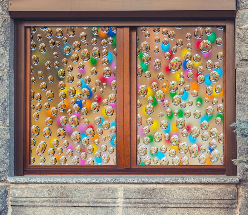 3D Transparent Bubble WD5193 Window Film Print Sticker Cling Stained ...