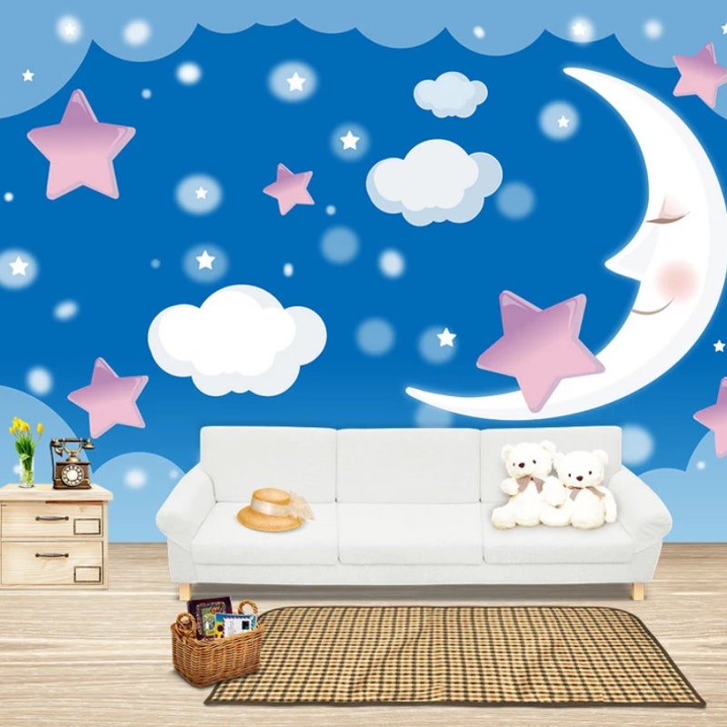 3d Moon Wall Stickers - Etsy