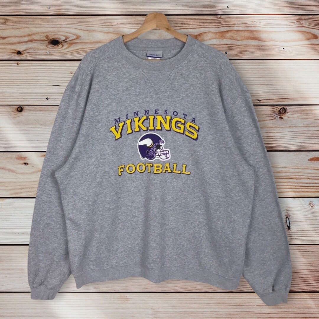 Vintage NFL Minnesota Vikings Crew Neck Sweatshirt Printed - Etsy UK