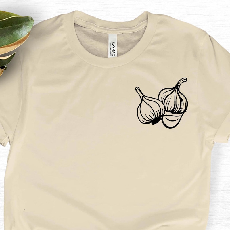 Garlic T Shirt - Etsy