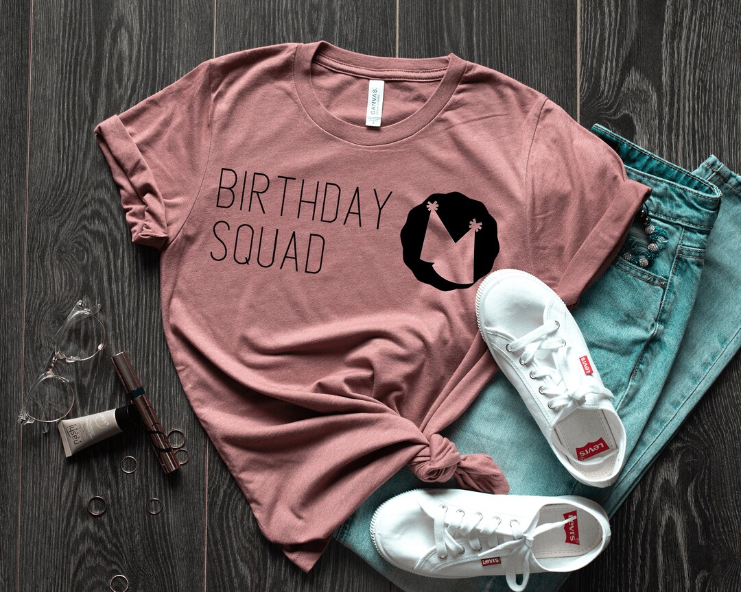 Birthday Squad Shirts, Birthday Shirt Women, Birthday Party Shirts ...