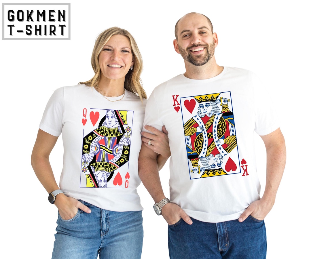 Matching King and Queen Playing Card Costume T-shirts - Etsy