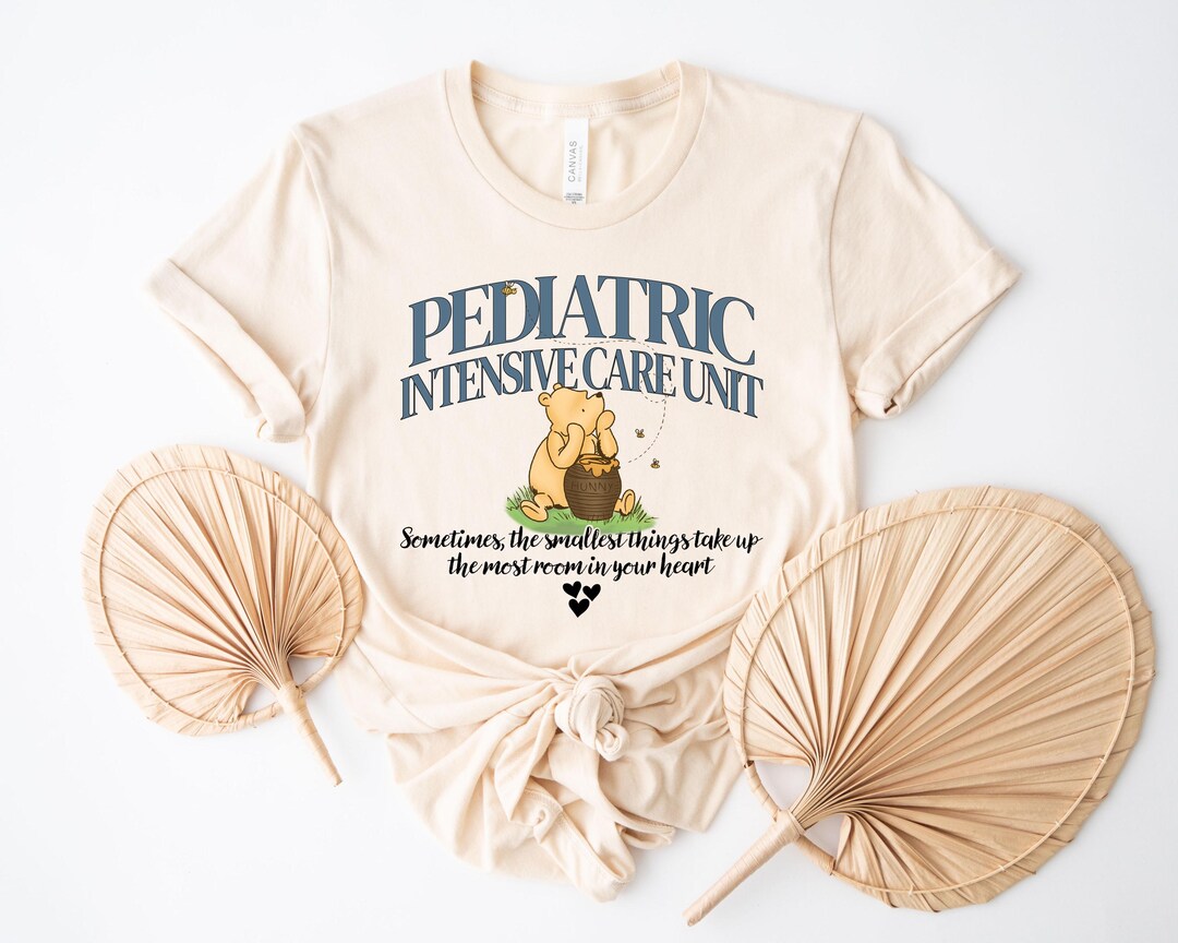 Pediatric Nurse Shirt – Winnie the Pooh Nursing Tee – NICU PICU Nurse ...