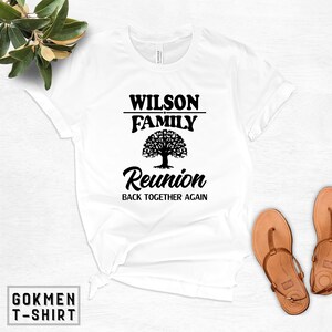 Custom Family Reunion T-shirts, Retro Matching Tees - Etsy