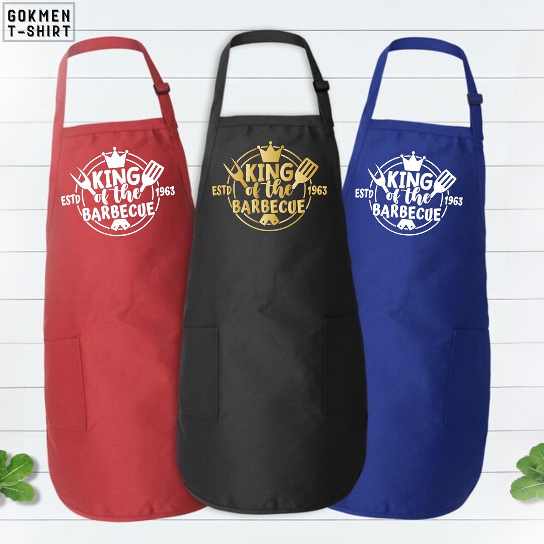 Personalized BBQ Apron for Men, Custom Grill Apron With Name, Father's ...