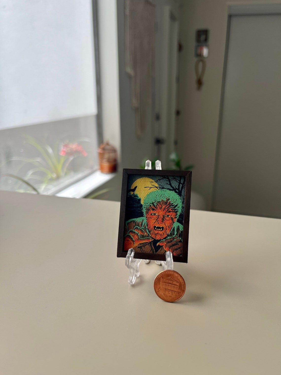 Wolfman Monster Halloween Miniature Replica Vintage Paint by - Etsy