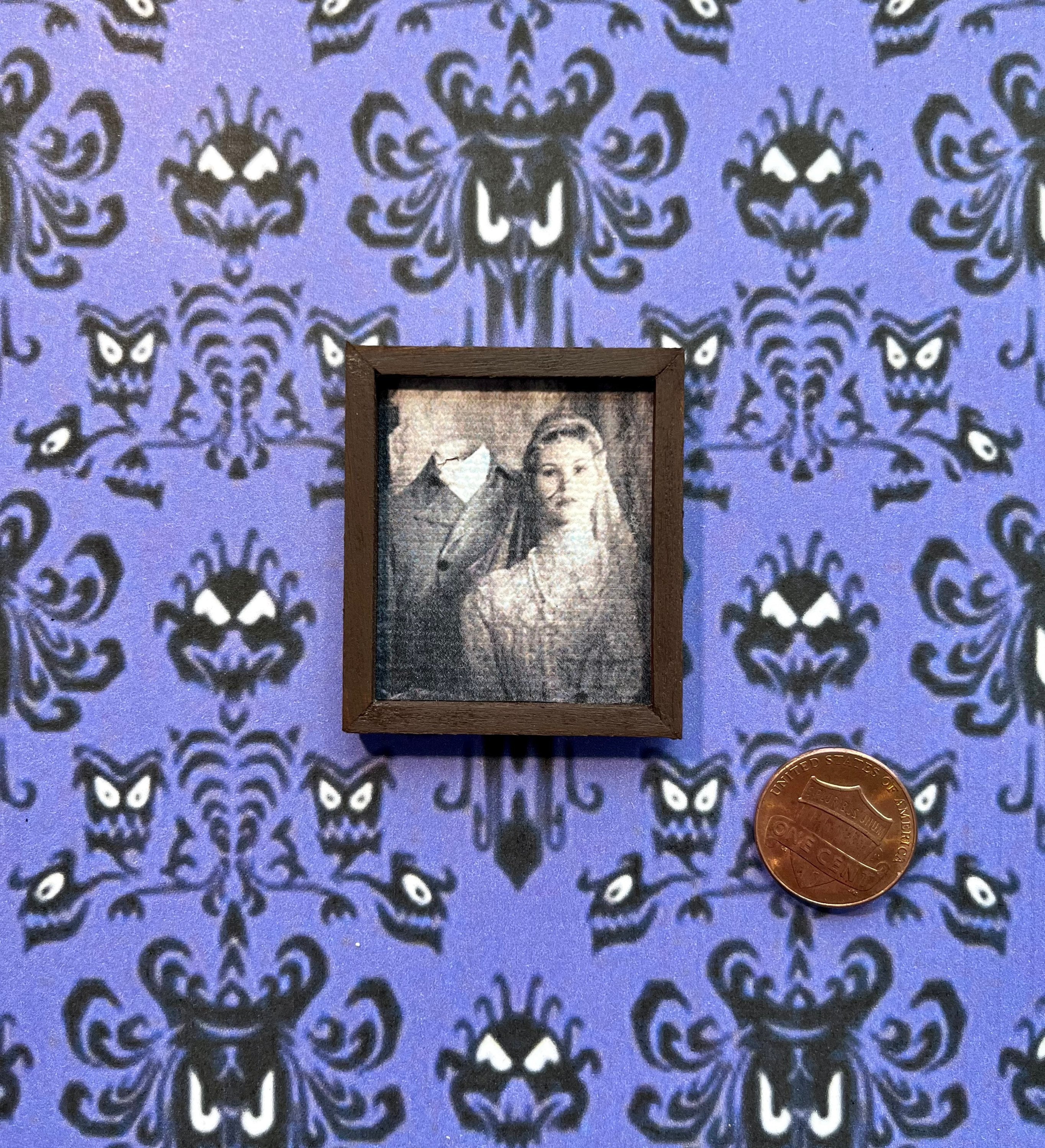 Constance Hatchaway Miniature Canvas Print: Haunted Mansion Dollhouse ...