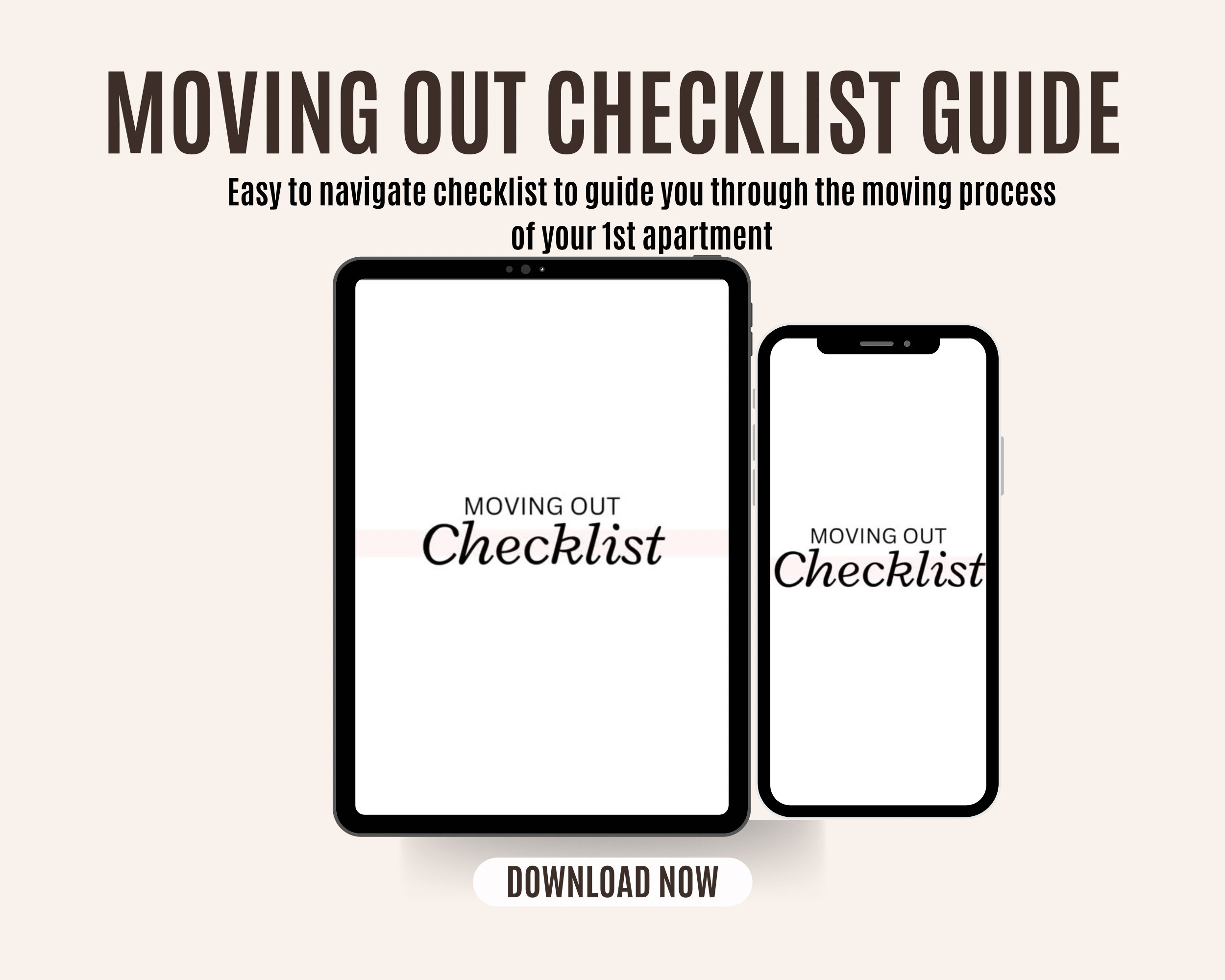 Moving-out Checklist Guide: Apartment Checklist - Etsy