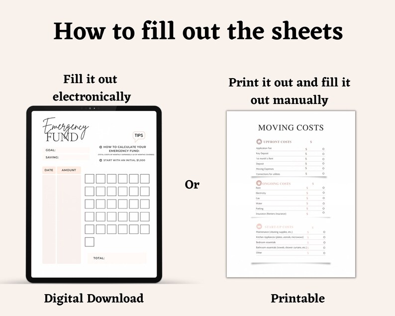 Moving-out Checklist Guide: Apartment Checklist - Etsy