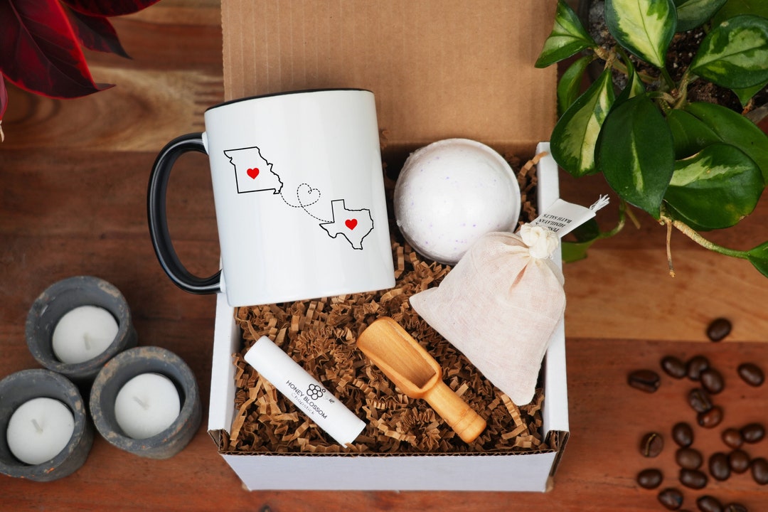 Long Distance Gift Box - 11oz Mug - Long Distance Relationship Gift ...