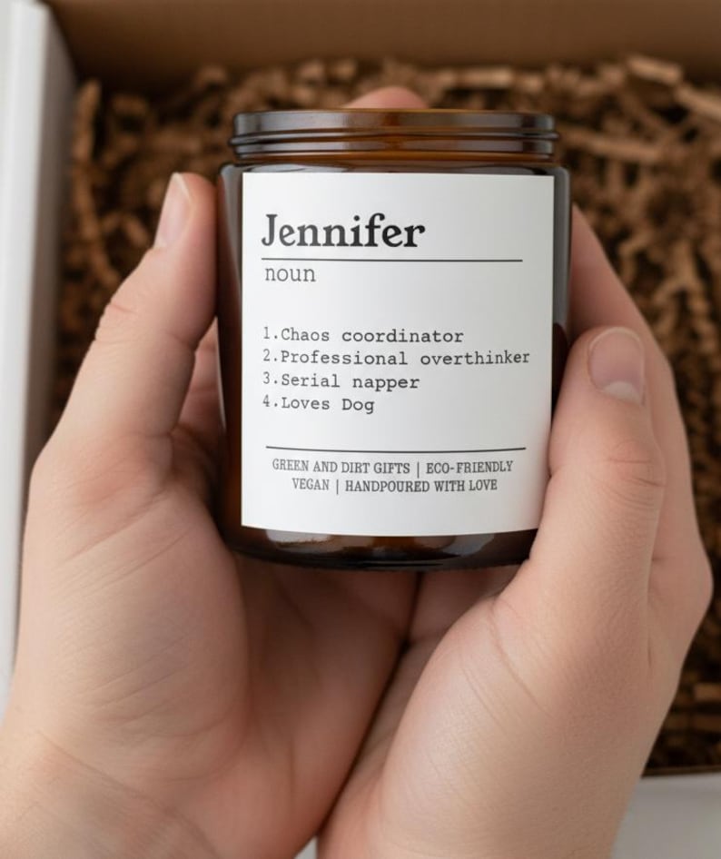 Personalized Name Definition Candle Funny Candle Birthday Gift Custom ...
