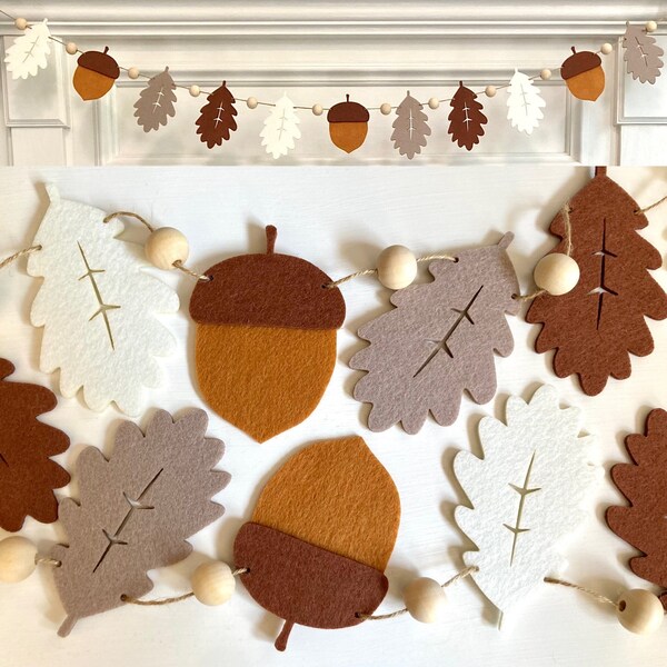 Fall Felt Leaf Garland - Etsy