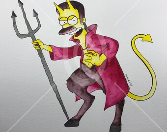 Devil Flanders - Etsy