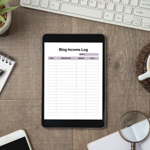 Blog Planner, Blog Organizer, Planner for Blogger, Blog Workbook, Blog ...