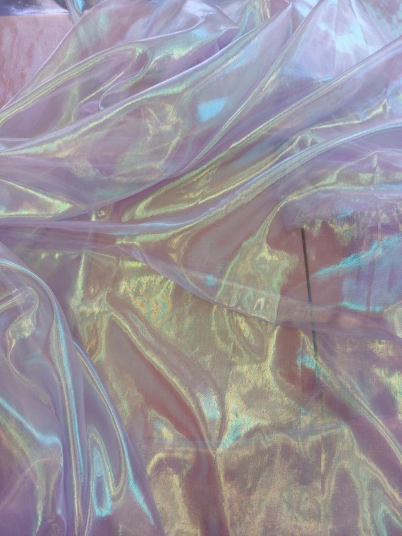 Iridescent Pearl Sheer Lame Fabric 58 Wide Sold by - Etsy