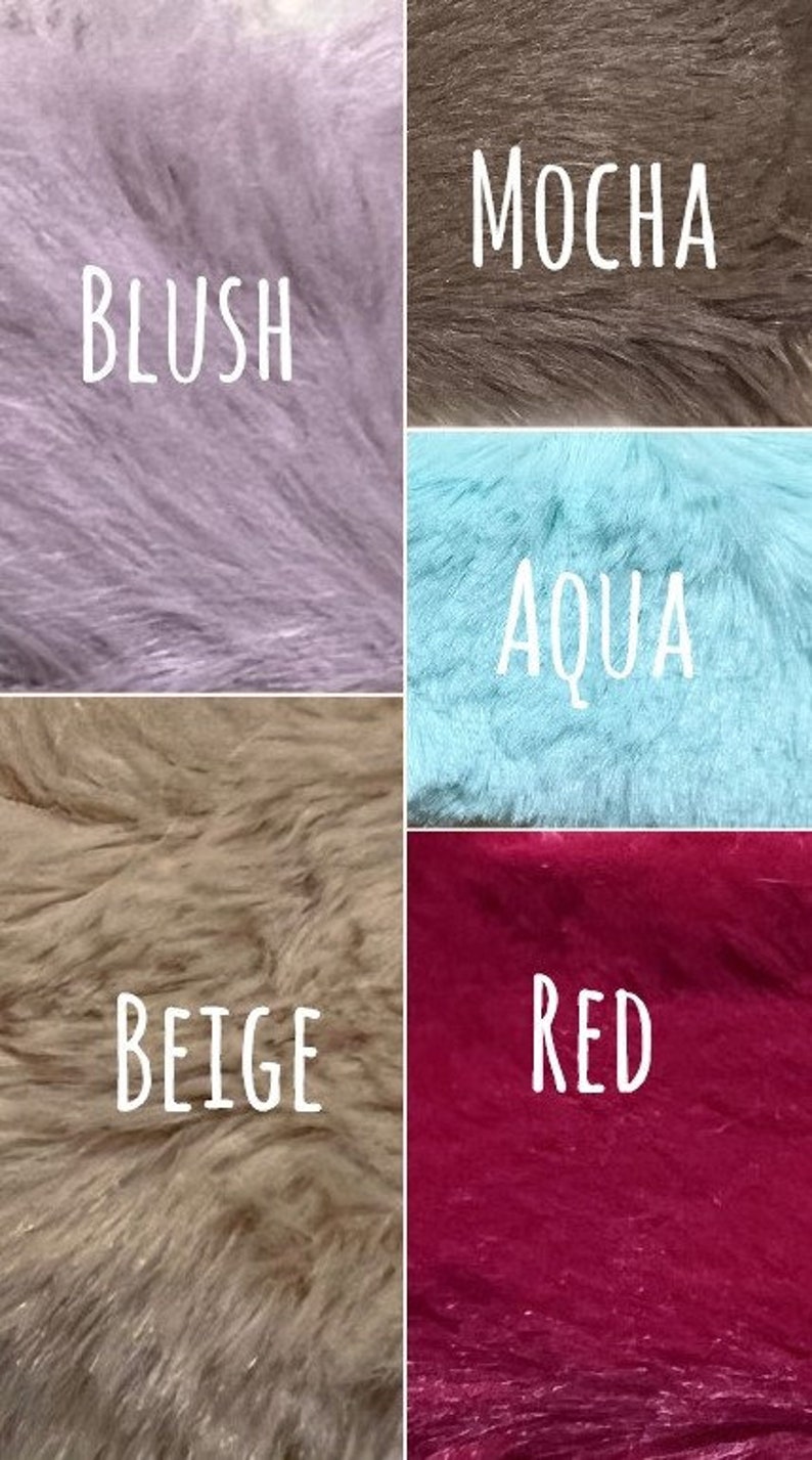 Textured Faux Fur Minky Fabric 62 Wide Etsy