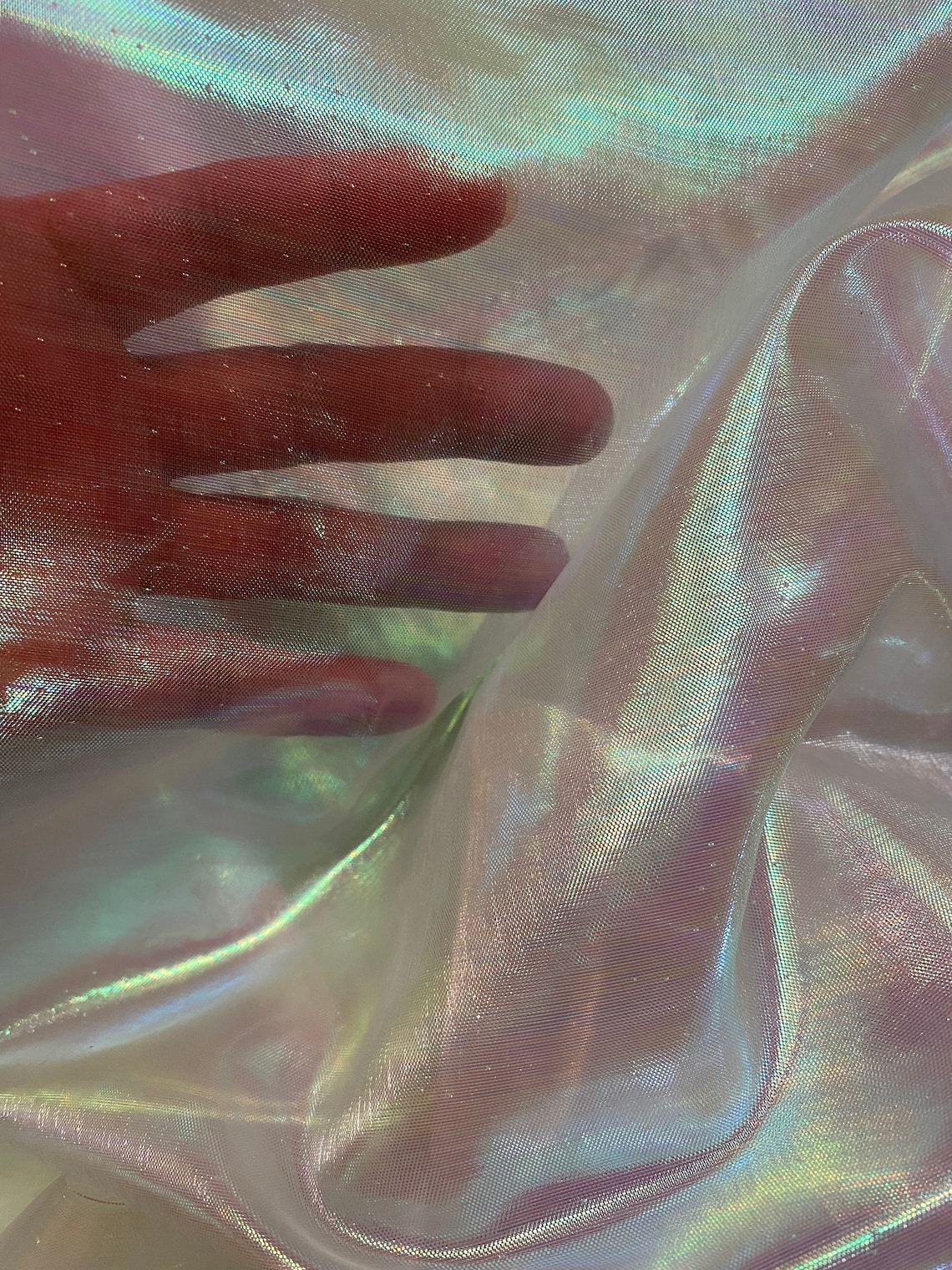 Iridescent Pearl Sheer Lame Fabric 58 Wide Sold by - Etsy