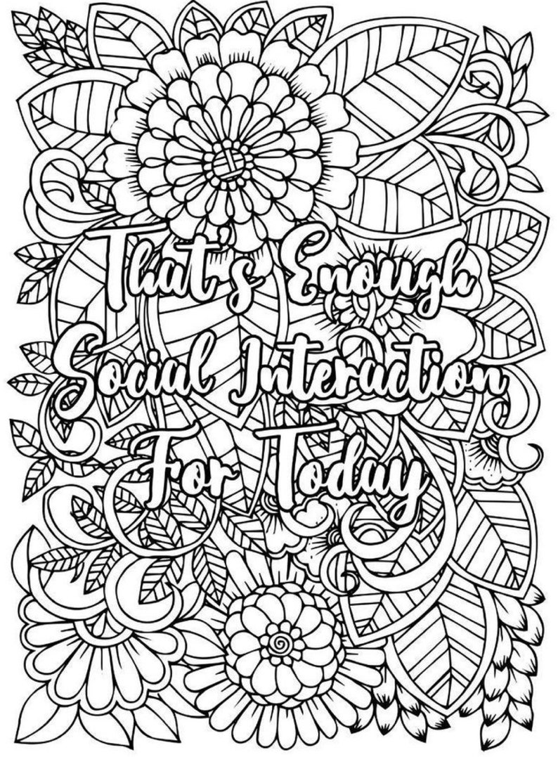 Random Coloring Pages | Etsy