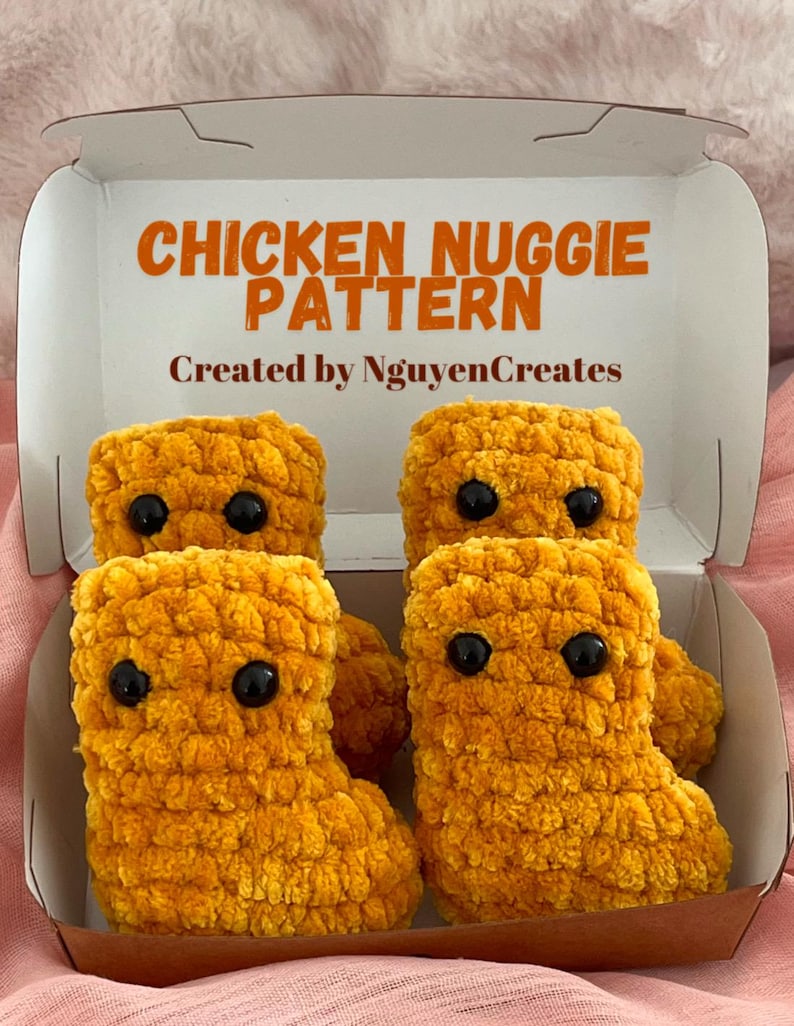 Chicken Nuggie Crochet Pattern - Etsy