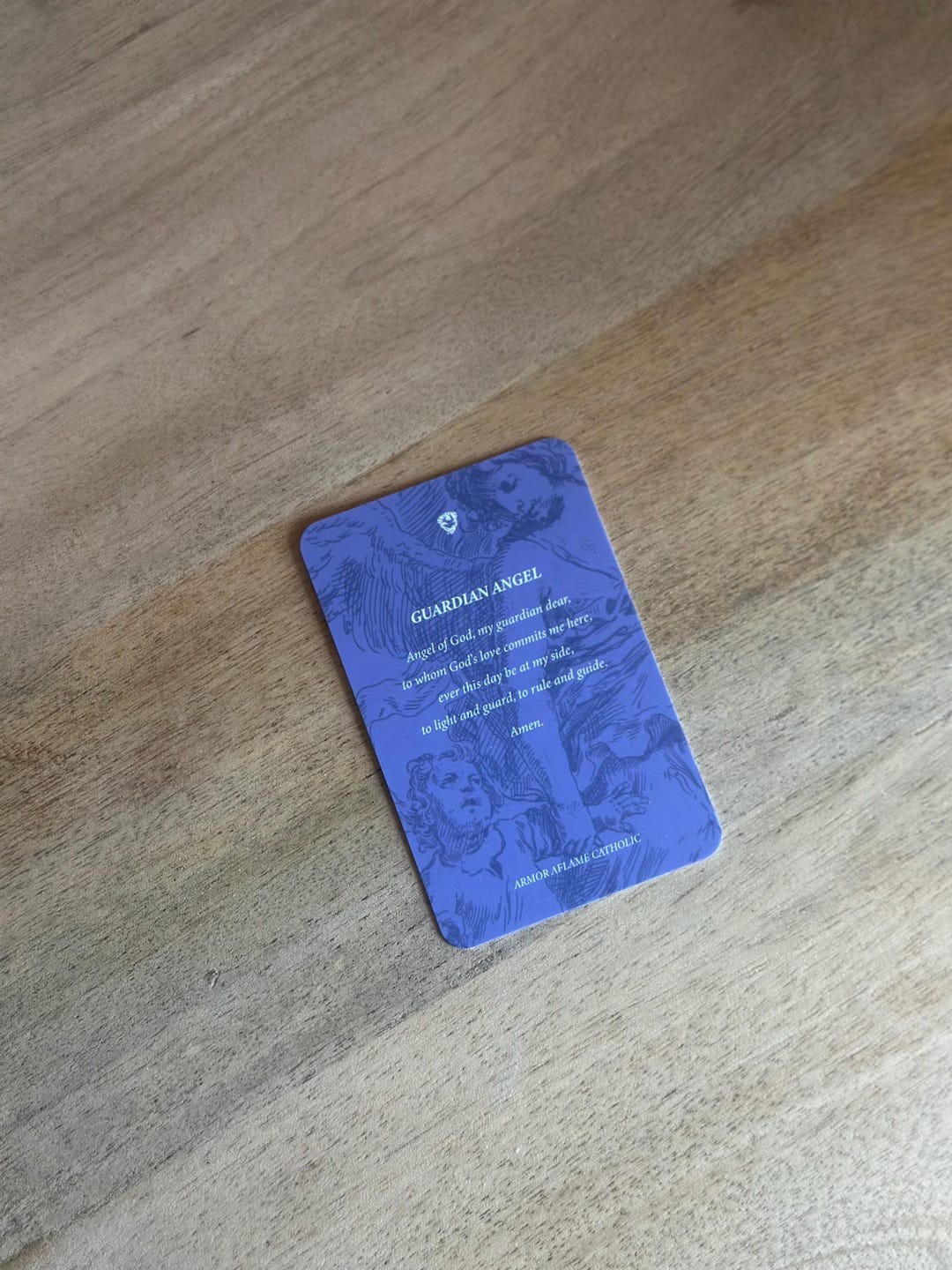 Guardian Angel - Catholic Prayer - Wallet Card - Angel Prayer ...