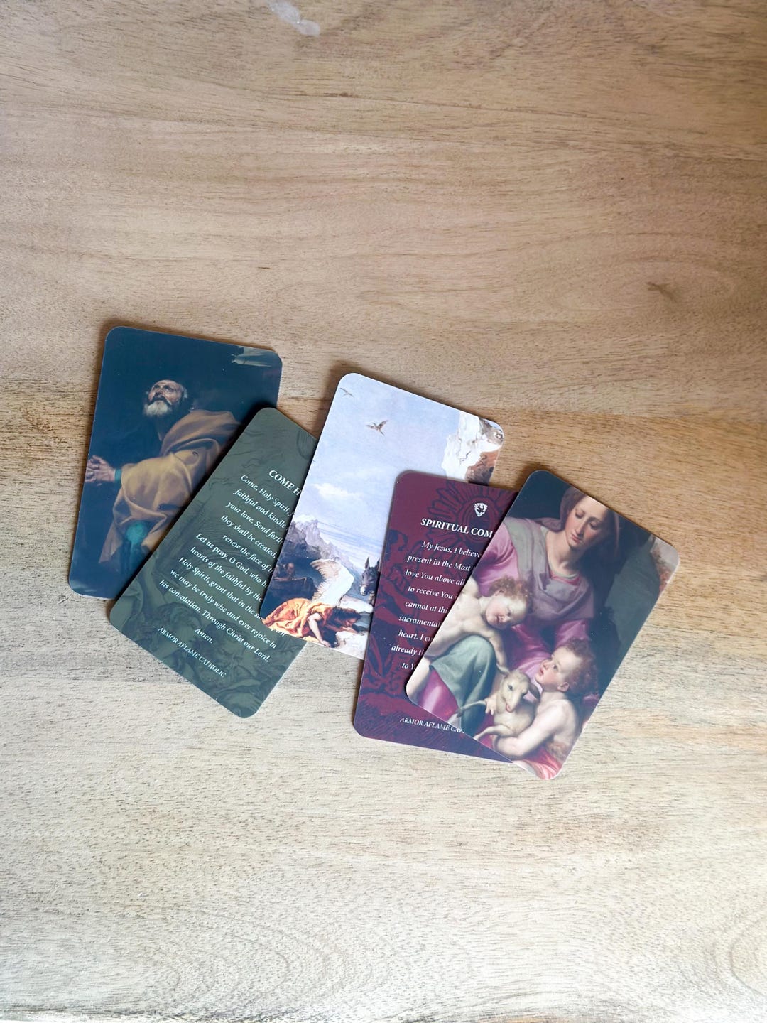 Catholic Prayer Card Set – Daily Devotions, Traditional Prayers - Etsy