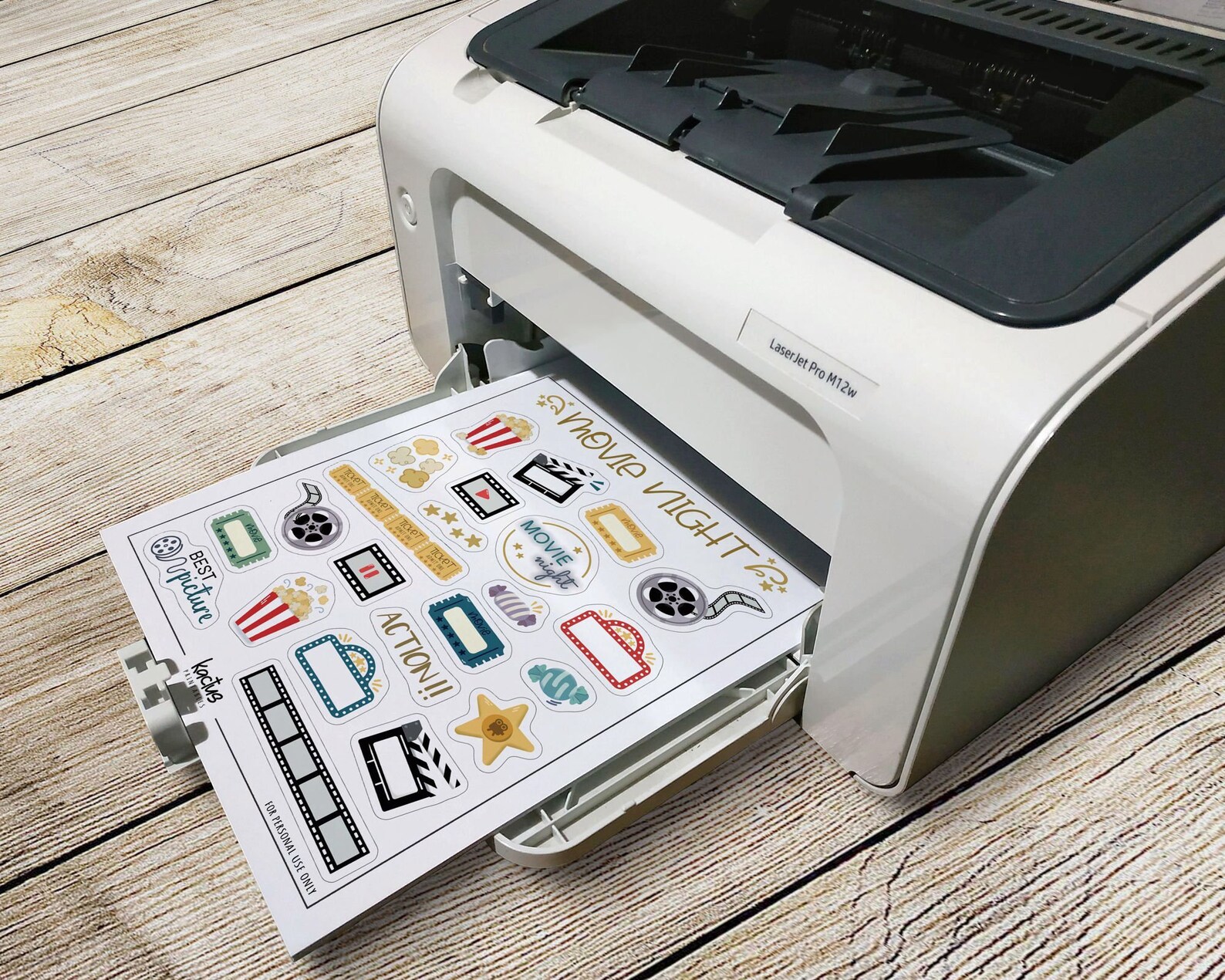 Printable Movie Stickers, Movie Planner Stickers, Bullet Journal ...